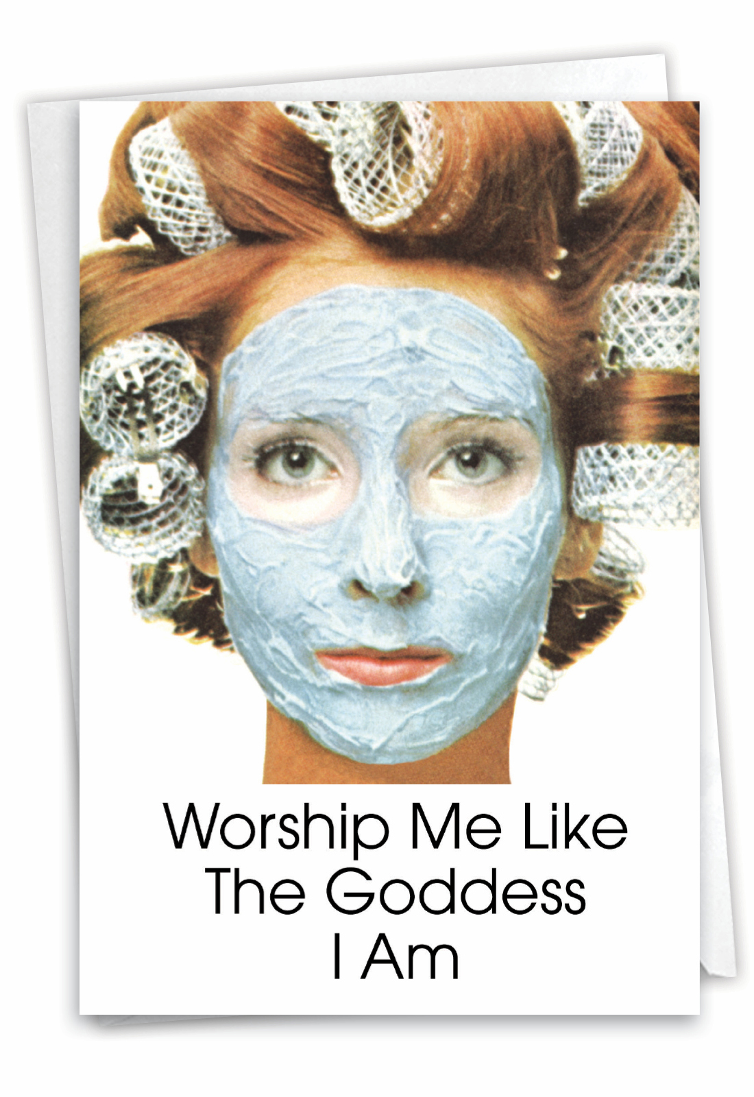 Humorous All Occasions Paper Card Goddess