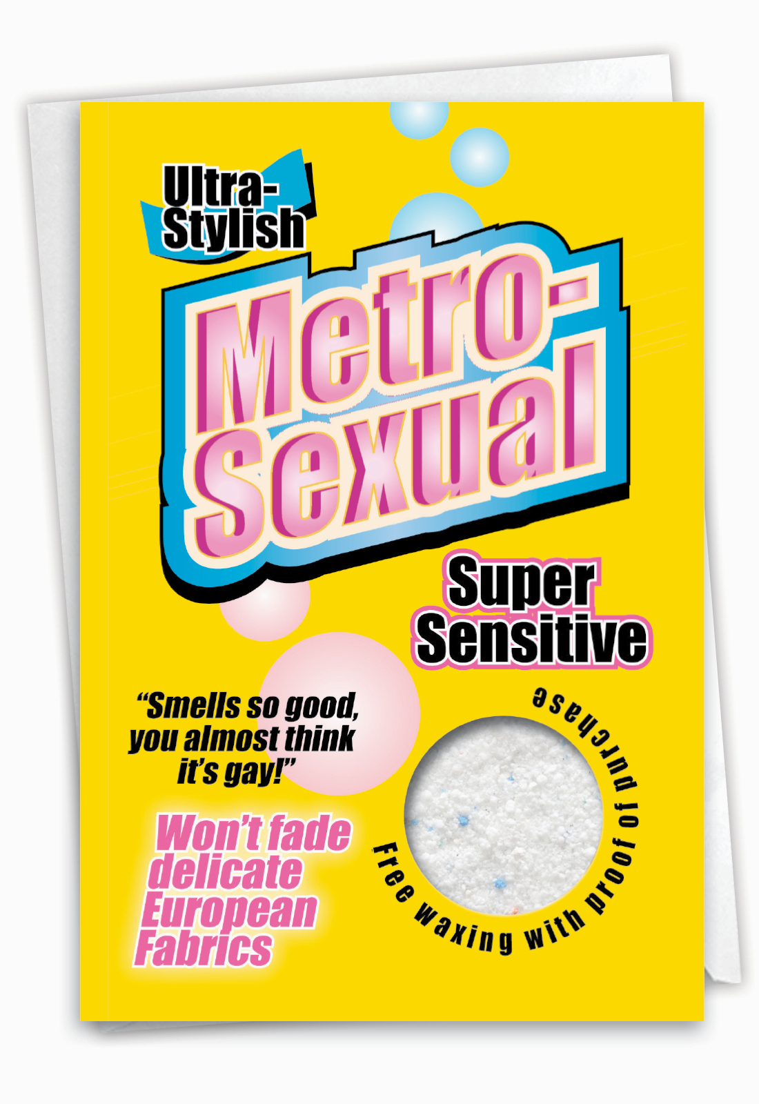 Metro Sexual Body Soaps Birthday Greeting Card 7943