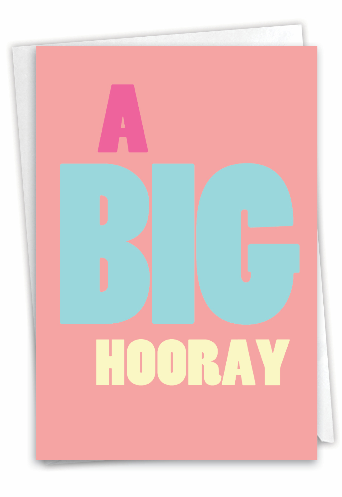 Big Hooray Red Rocket Congratulations Greeting Card
