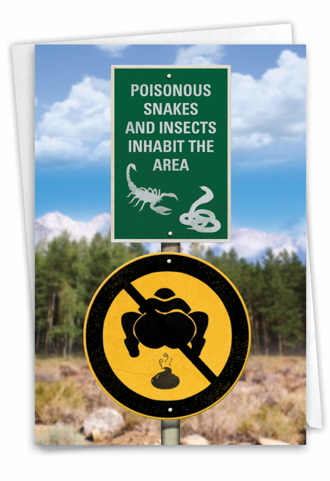 Poisonous Snakes Redrocket All Occasions Card