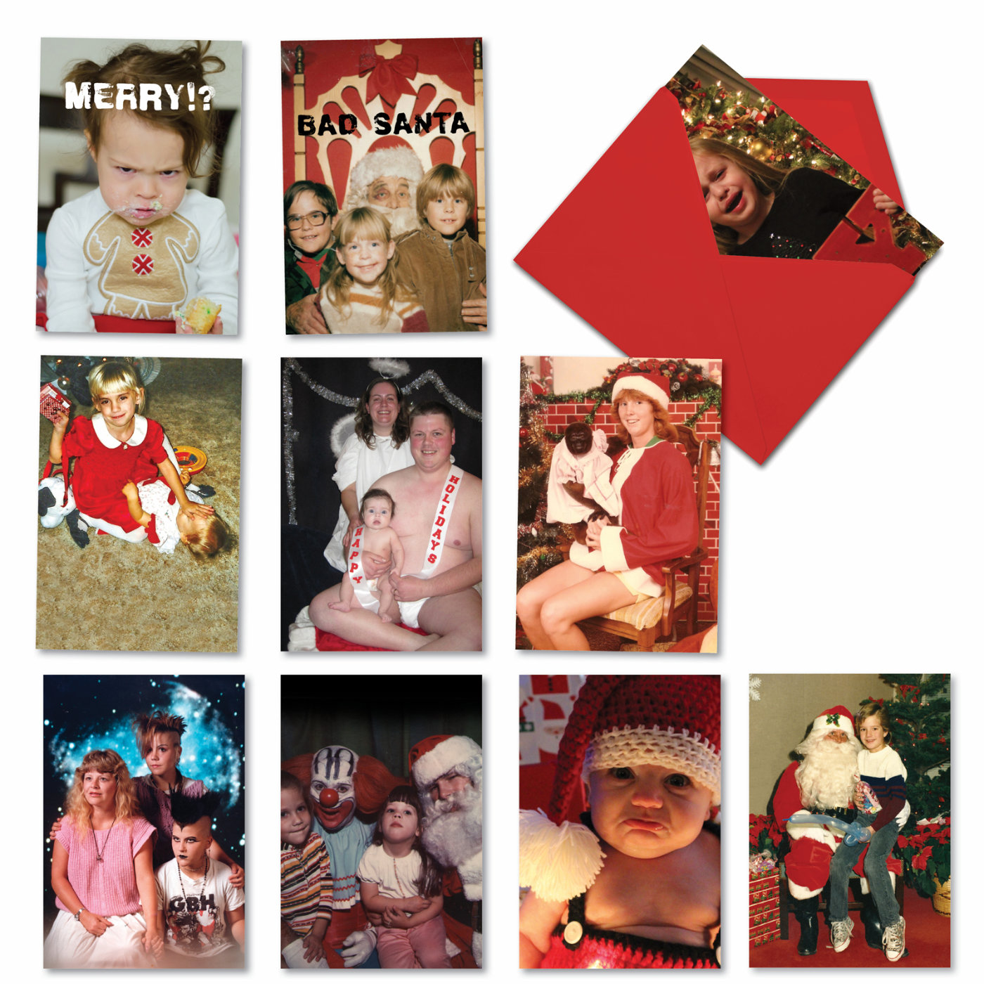 Awkward Family Photos: Christmas Assortment Of Cards