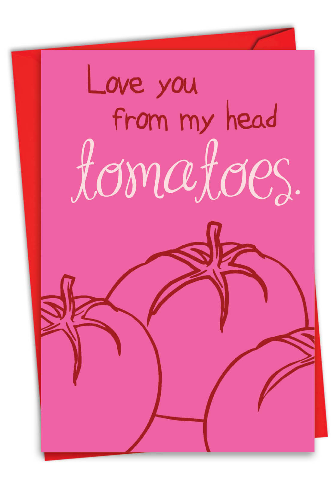 From My Head Tomatoes: Creative Valentine's Day Printed Card
