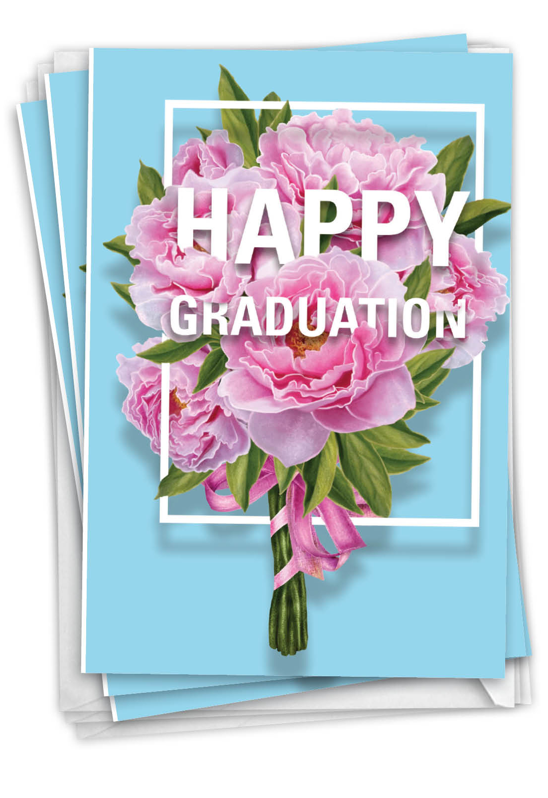Flowers for Grad: Creative Graduation Pack of 3 Cards