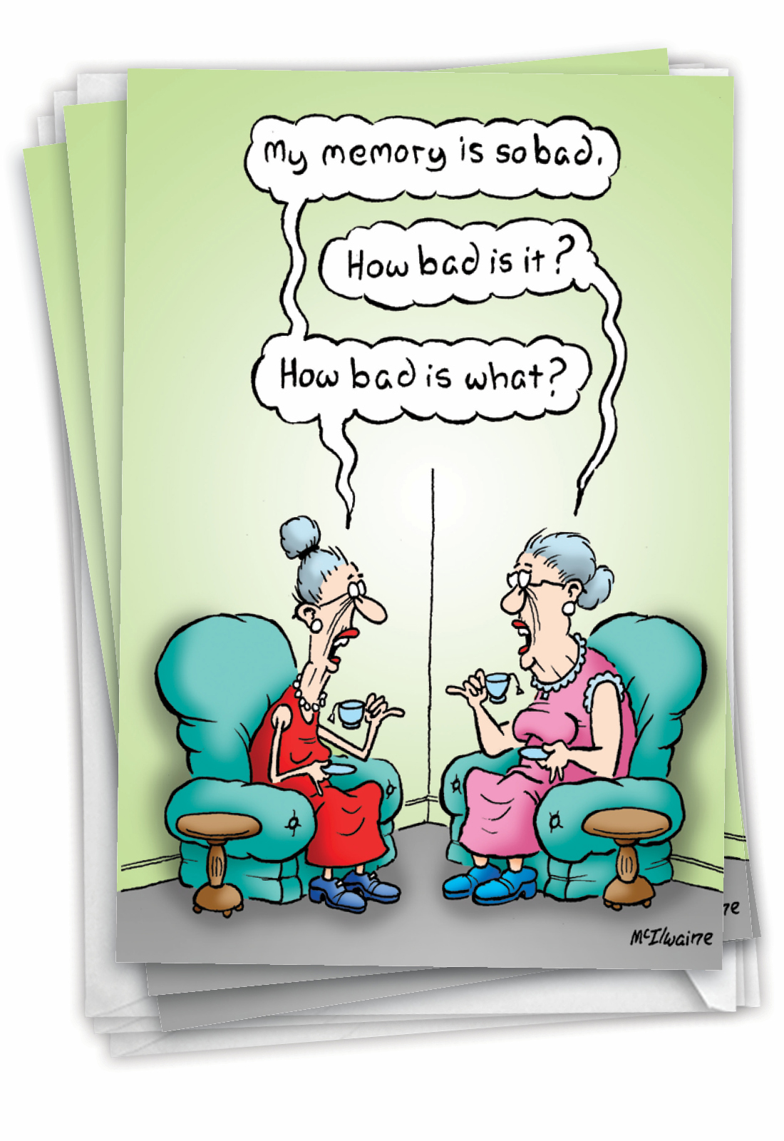 Bad Memory: Funny Birthday Pack of 3 Cards