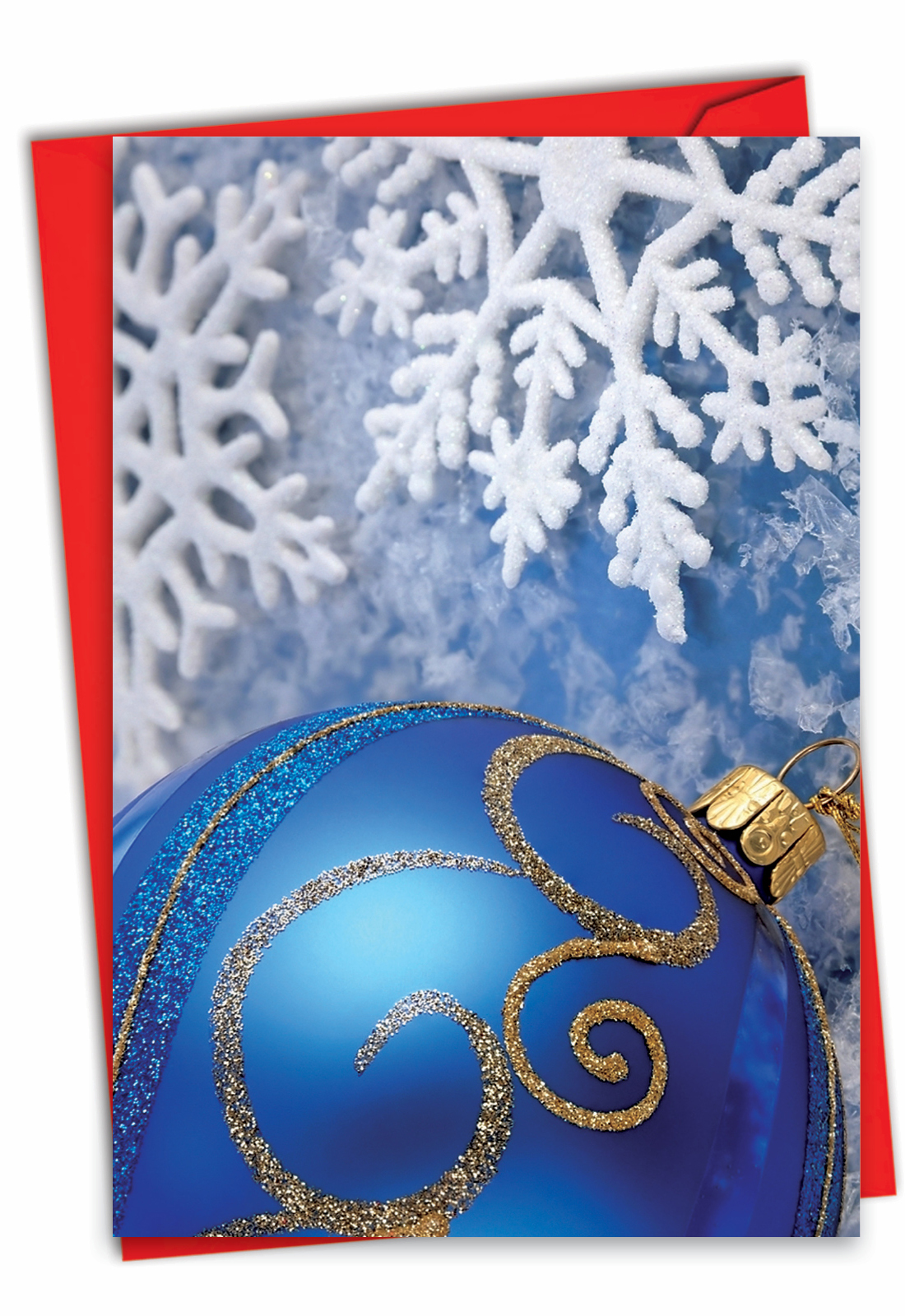 A Blue Holiday Nobleworks By Design Christmas Greeting Card