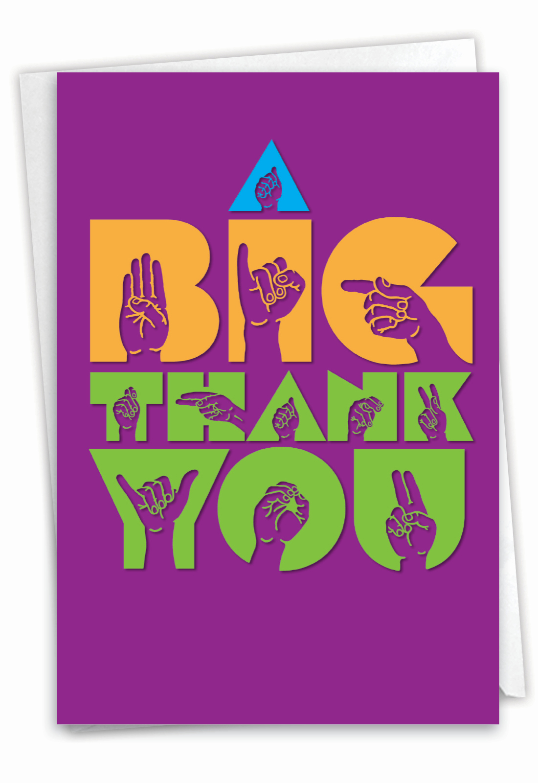 Big Signs: Stylish Thank You Card