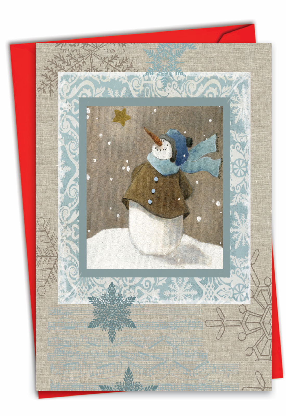 Snow Angels: Creative Christmas Greeting Card