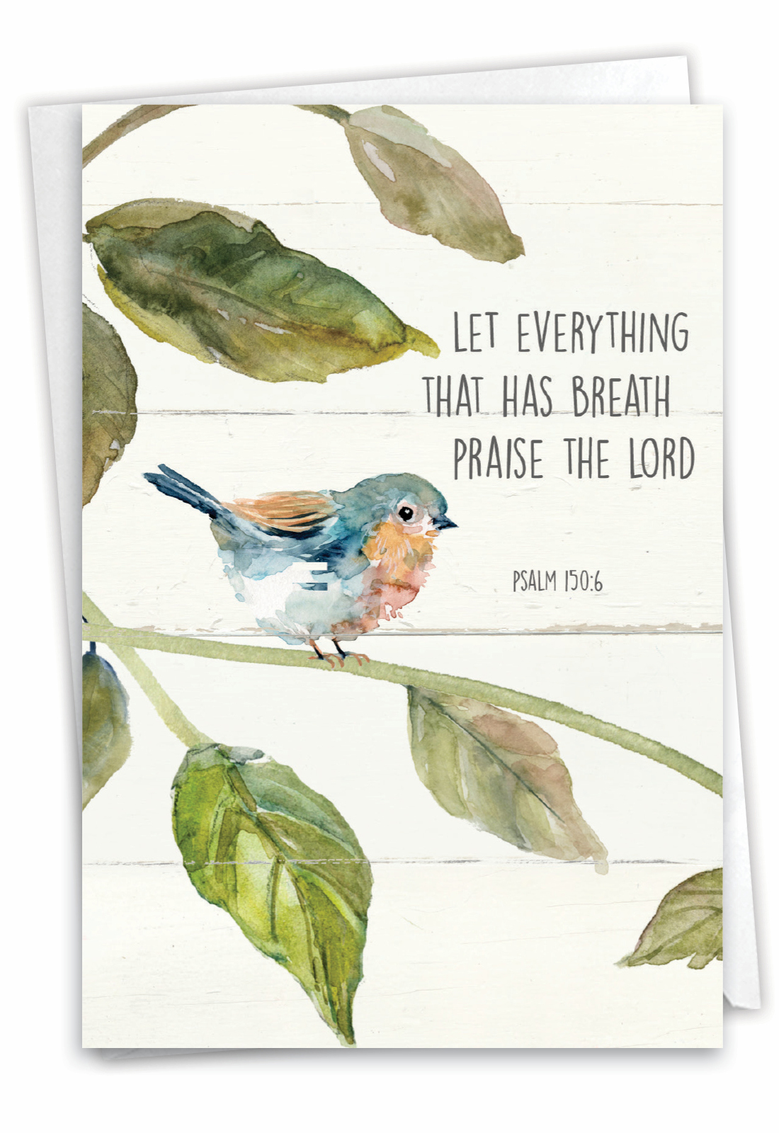 Scripture Birds - Psalm 150:6: Congratulations Card