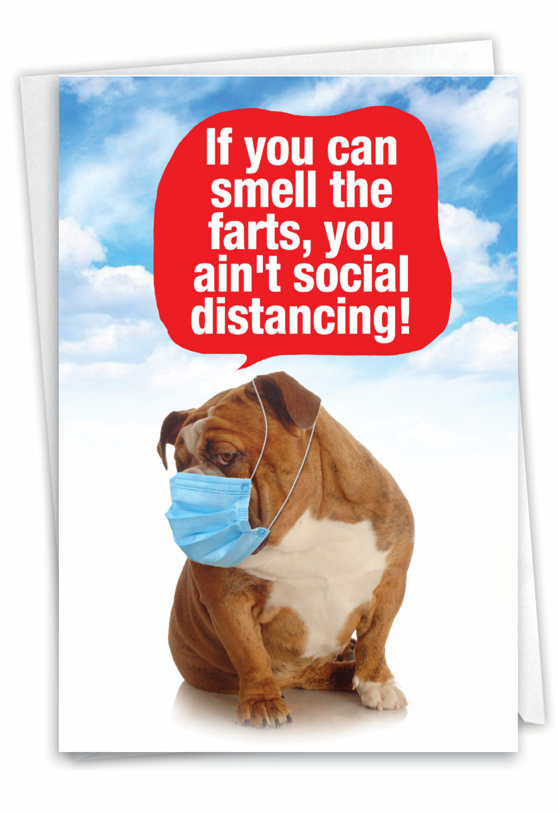 Ain't Social Distancing: Funny Friendship Paper Card