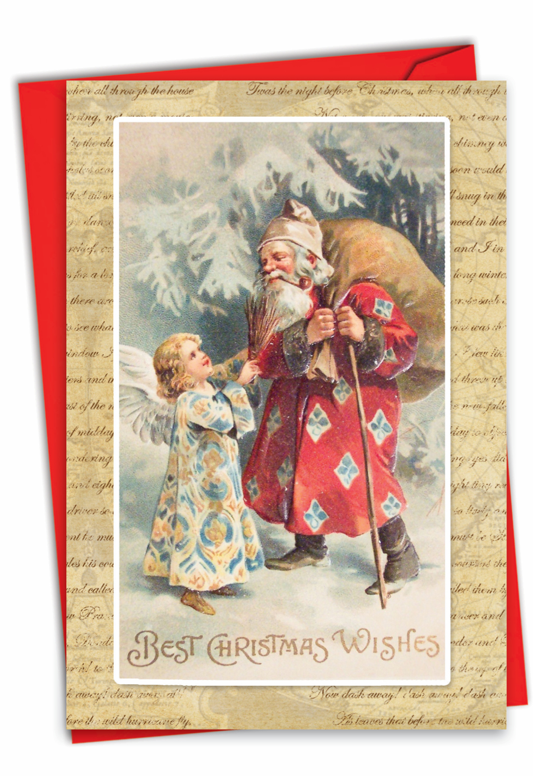 Holly Jolly Santa: Creative Christmas Greeting Card