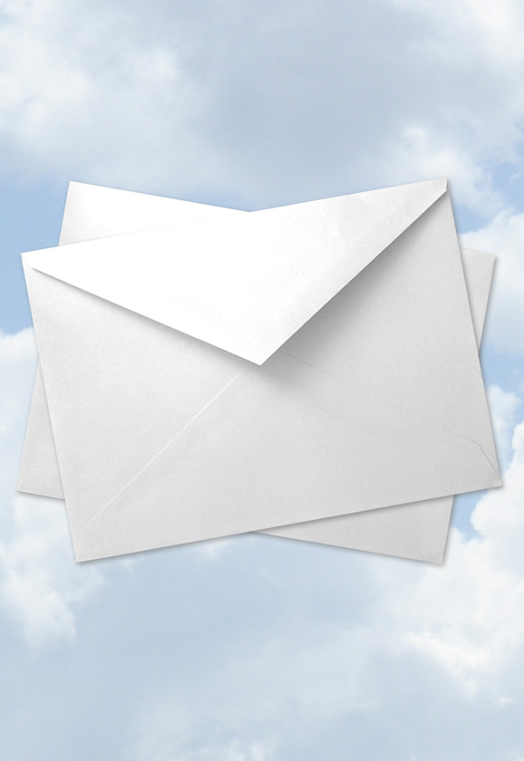 5" x 7" 24lb White Envelope: Pack of 12 Envelopes