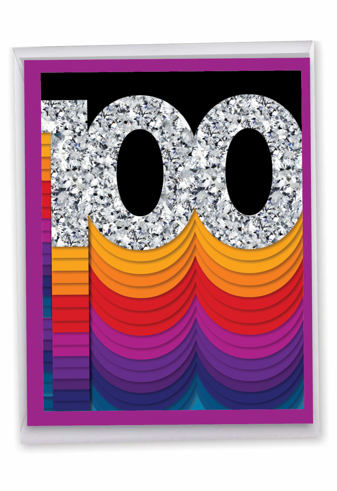 Bold Milestones - 100: Milestone Birthday Jumbo Paper Card