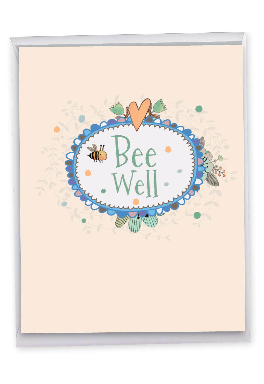 Jumbo Bee Well Nobleworks By Design Get Well Greeting Card