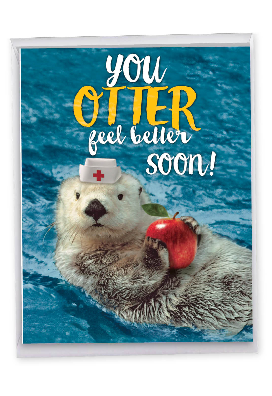 Otterly Awesome: Humorous Get Well Big Card