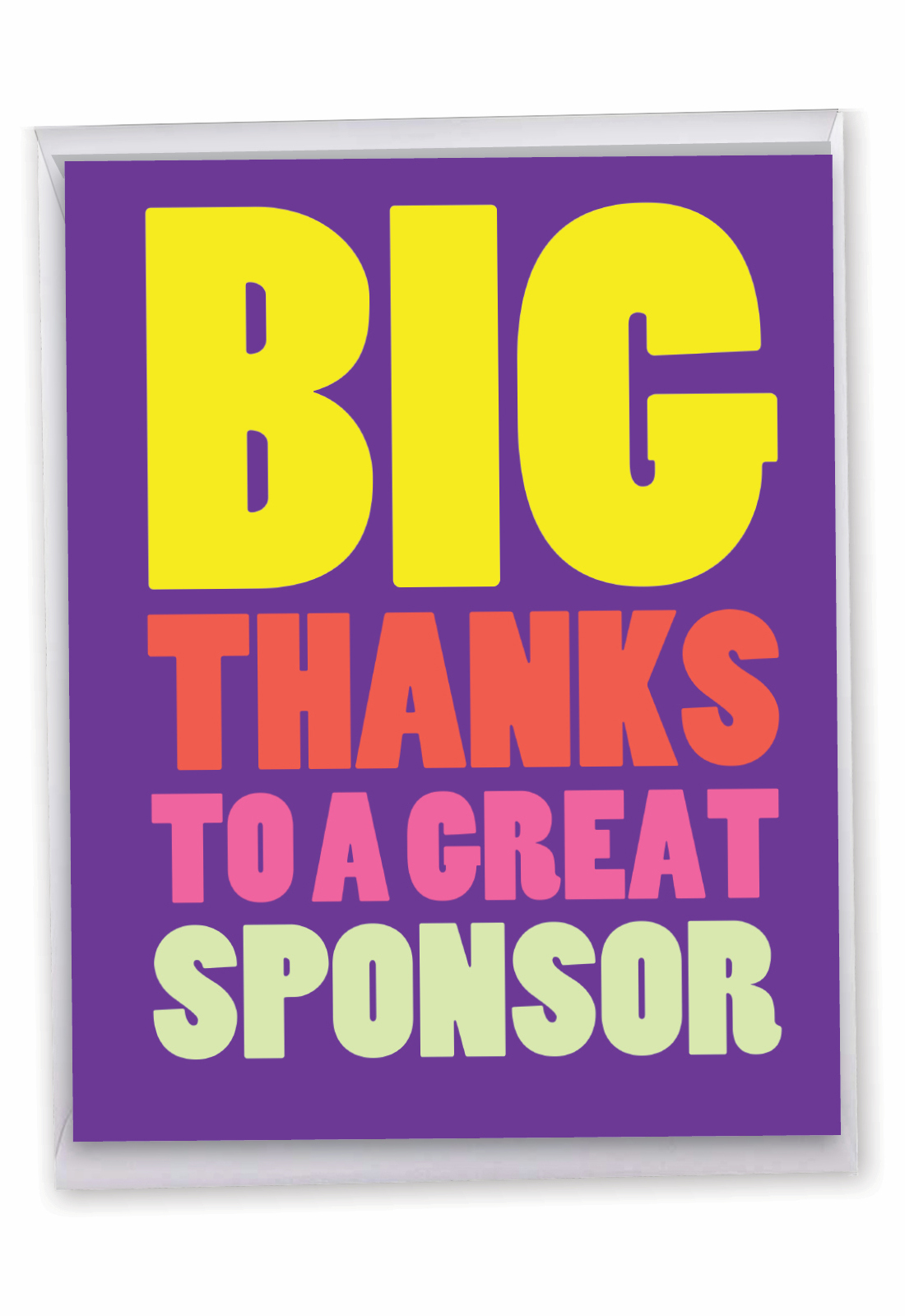 Great Sponsor Funny Recovery Extra Large Paper Card Great Sponsor Funny Recovery Extra Large Paper Card