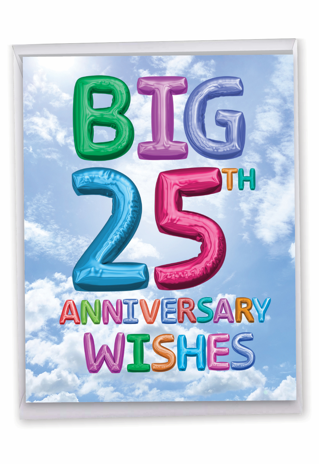 Inflated Messages - 25: Milestone Anniversary Jumbo Card